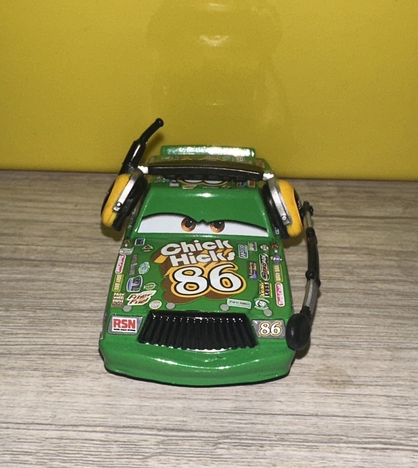 Disney Pixar Cars 3 Chick Hicks with Headset 1:55 Metal Diecast Model ...