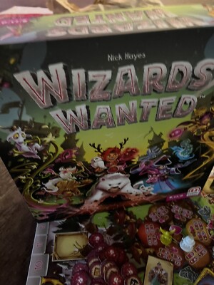 Wizards Wanted Nick Hayes 2017 Mattel Games Age 10+ 2-4 Person Board ...