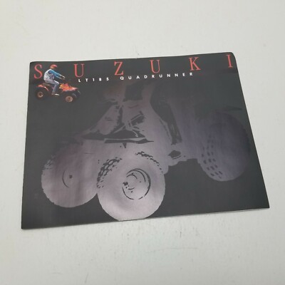 Suzuki LT185 Quadrunner Sales Brochure Advertising 8.5x11 | eBay