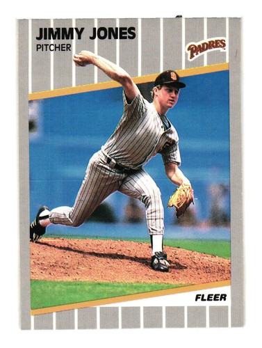 1989 Fleer #308 Jimmy Jones San Diego Padres | eBay