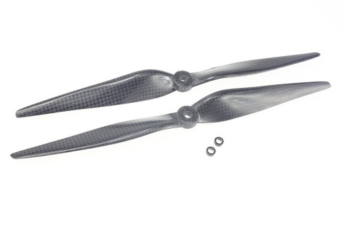 11" Carbon Fiber Propellers Pair 11x5 1150 CW/CCW Prop UAV Drone UAS ...