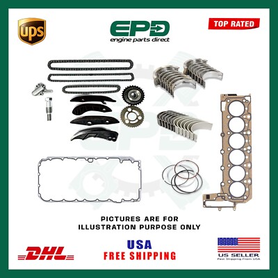 N57 Timing Chain Kit + Other Engine Rebuild Parts For BMW N57D30A 3.0L ...