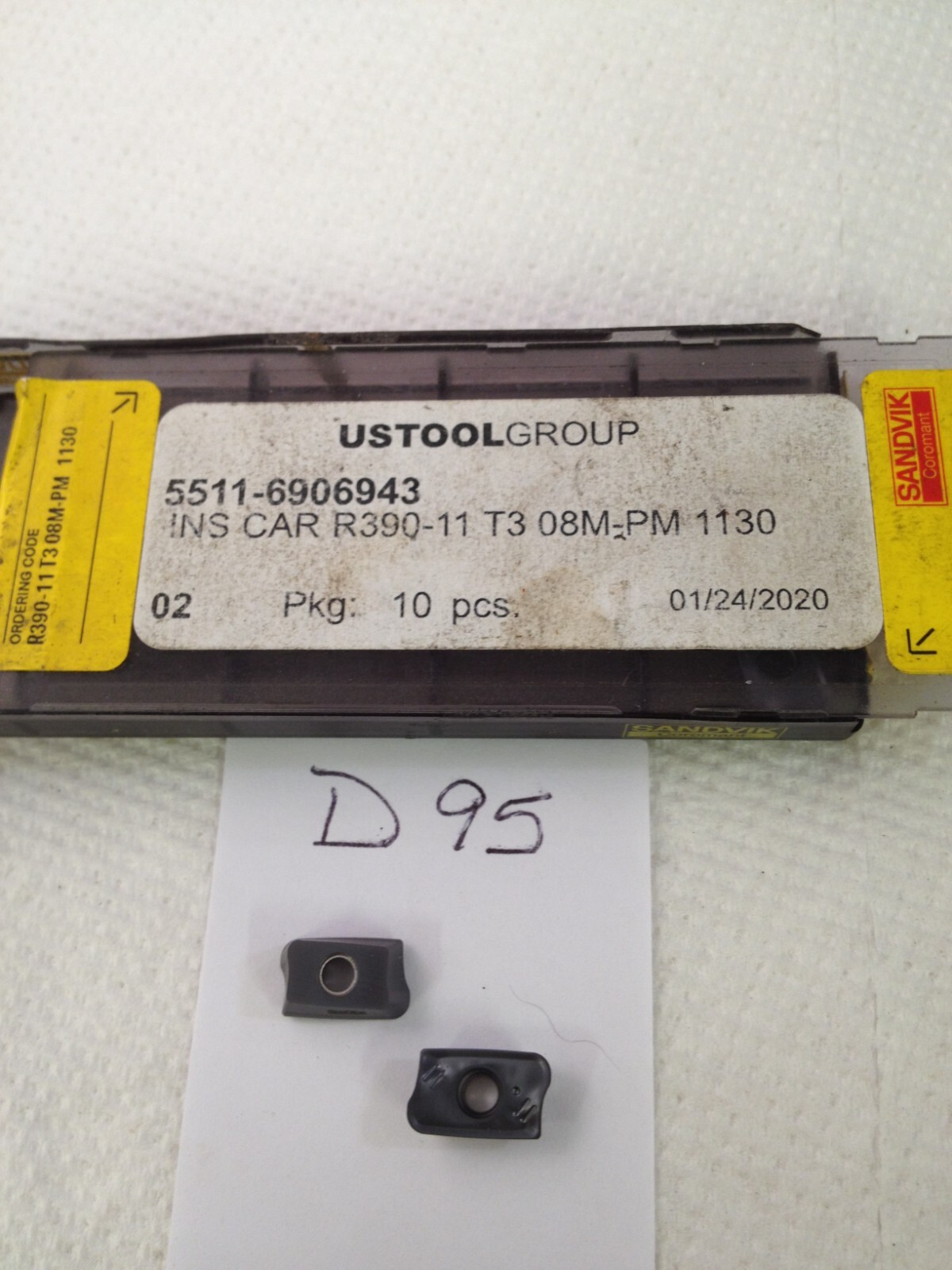 4 NEW SANDVIK R390-11 T3 08M-PM CARBIDE INSERTS. GRADE: 1130 {D95} | eBay