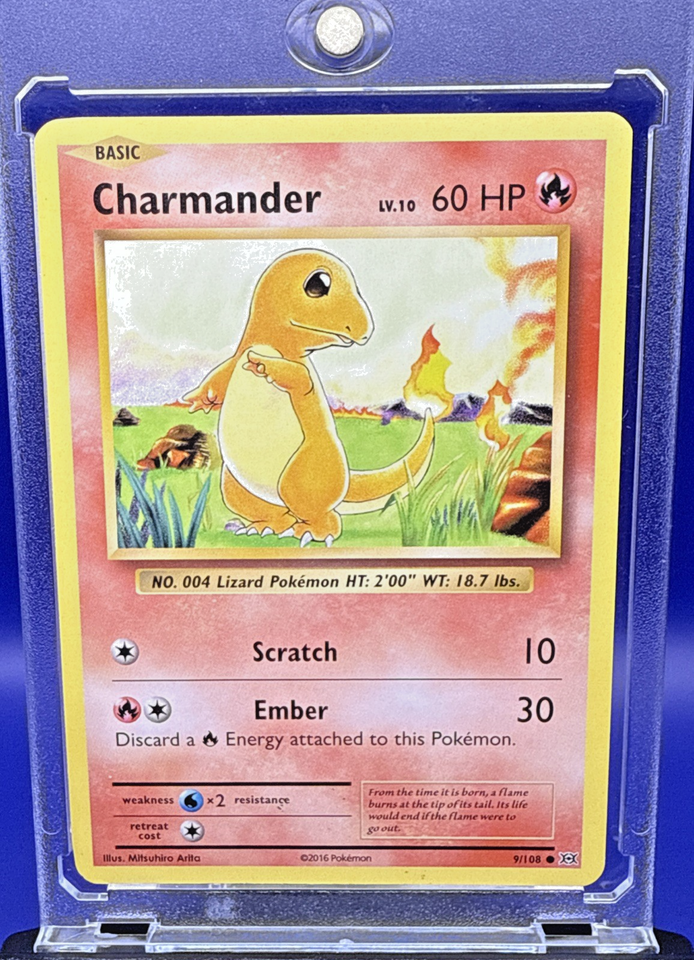 Pokémon TCG Charmander XY Evolutions 9/108 Regular Common | eBay