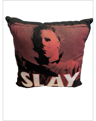 Michael Myers Slay Spirit Halloween Throw Pillow OOP 2020 John ...