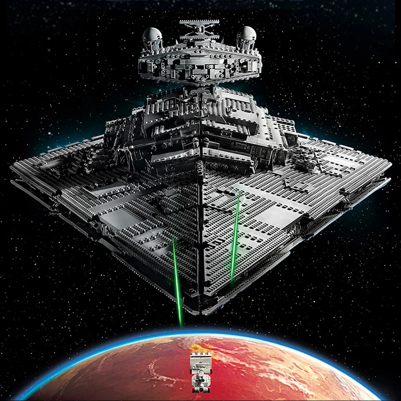 UCS Imperial Star Destroyer REP (75252) Building Blocks 4784PCS w/ 2 ...
