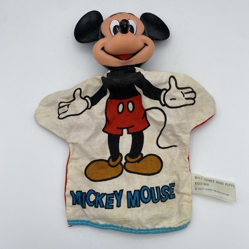 Vintage 1960s Walt Disney Mickey Mouse Hand Puppet Made in Japan | eBay
