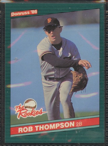 1986 Donruss The Rookies #39 Rob Thompson San Francisco Giants | eBay