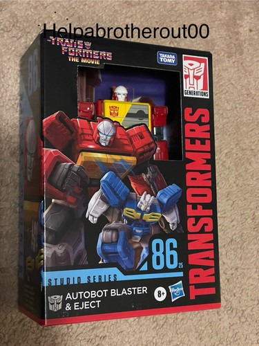 TRANSFORMERS STUDIO SERIES SS 86 BLASTER & EJECT SS86-25 Authentic USA ...