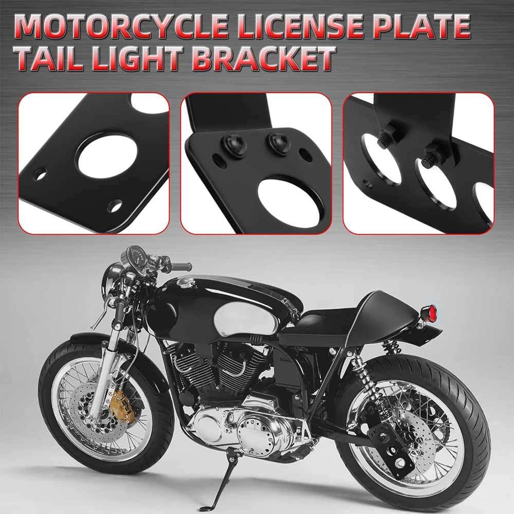 Universal Side Mount License Plate Bracket Holder For Harley XL Dyna ...
