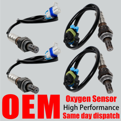 4PCS OEM Upstream & Downstream Oxygen Sensor For Chevy Silverado GMC ...