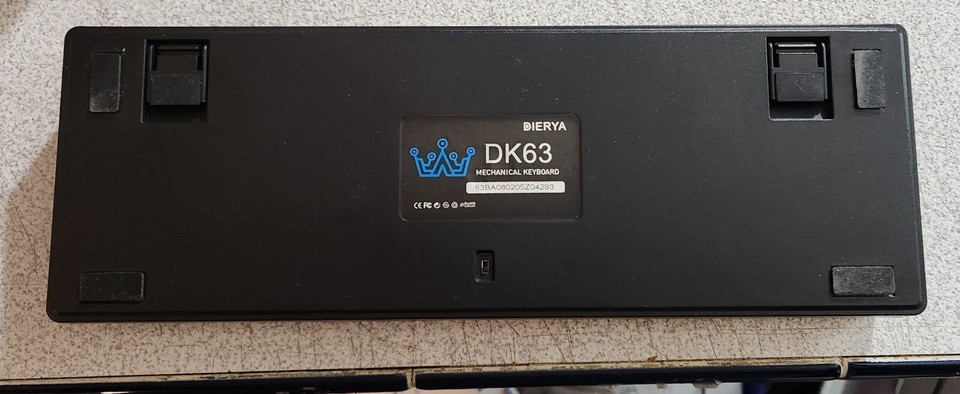 DIERYA DK63 Wireless or Wired Black Mechanical RGB Keyboard Bluetooth ...