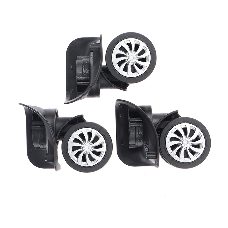 4Pcs Suitcase Luggage Universal 360 Degree Swivel Wheels Trolley Wheel ...