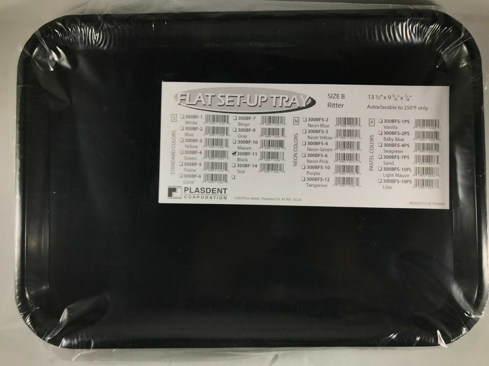 PLASDENT Dental Instrument Size B Flat Setup Trays -FDA | eBay