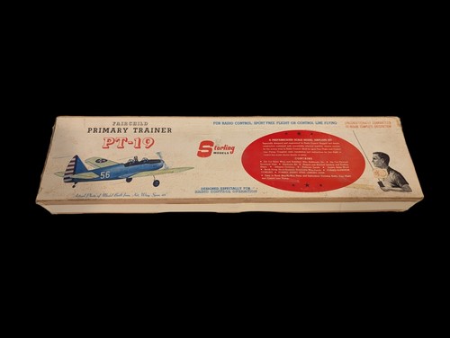 Fairchild Primary Trainer PT-19 48" Sterling Models Balsa Plane Kit ...