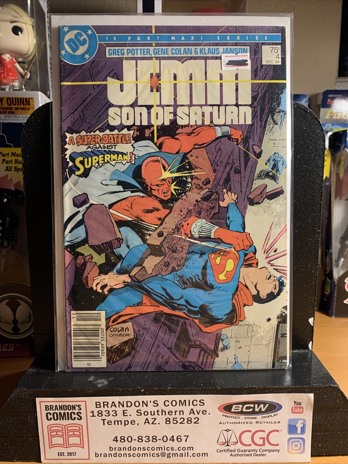 Jemm Son of Saturn 4 Dec 1984 DC Gene Colan Klaus Jansen | eBay