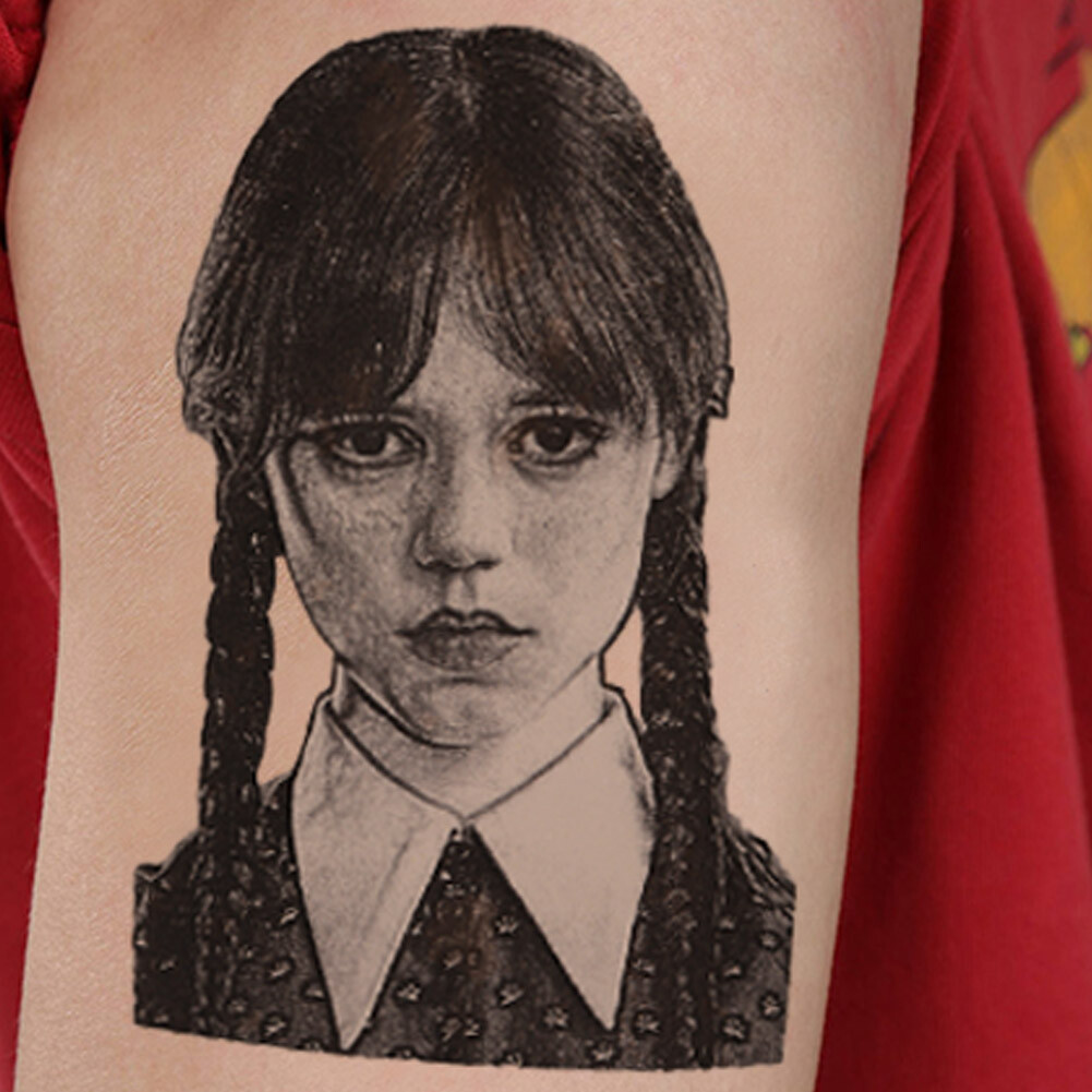 Wednesday Addams Tattoo