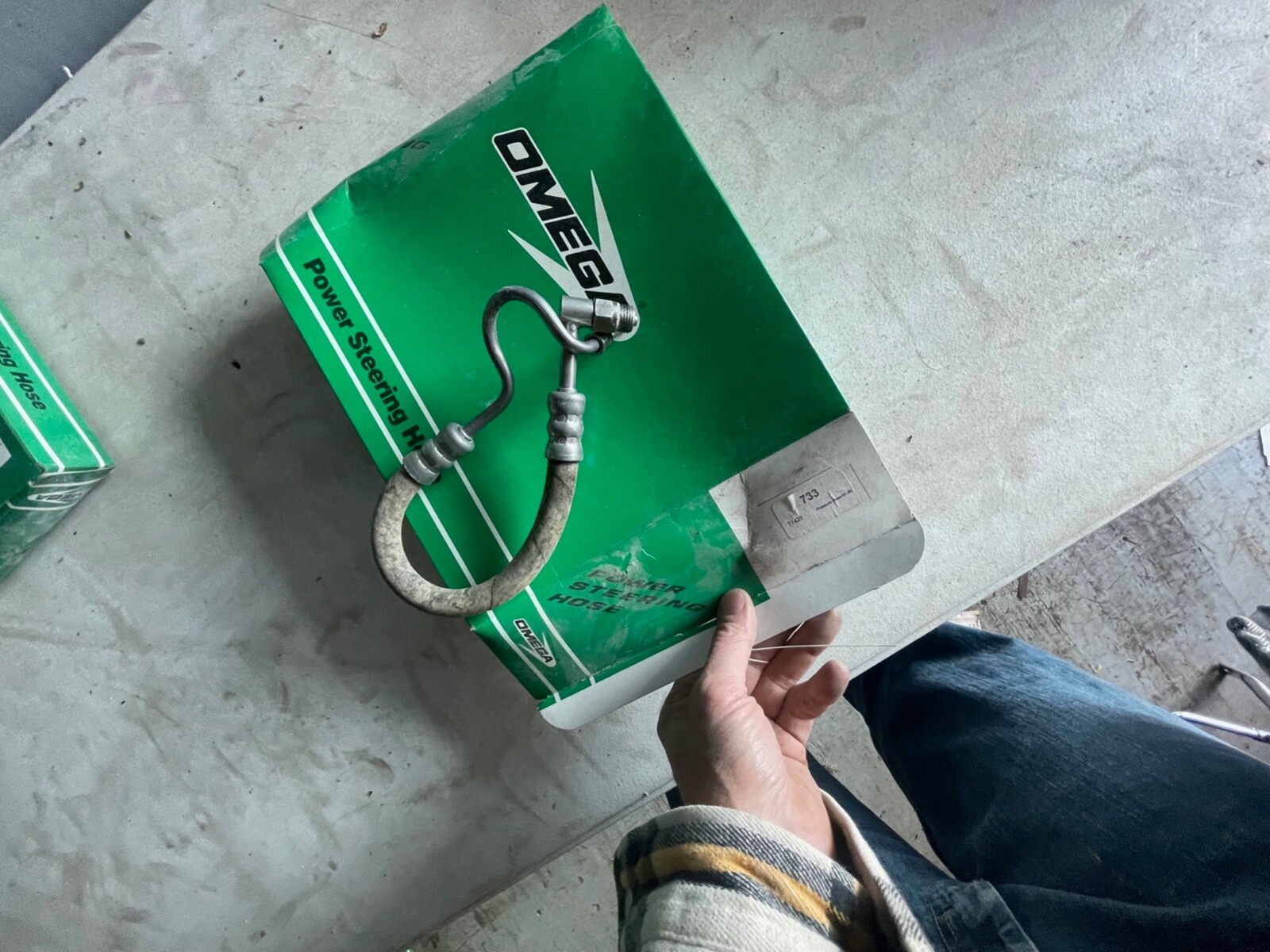 omega power steering hose 733 keller Edelman cross 71425 | eBay