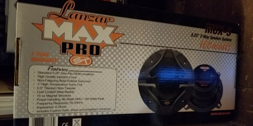 Lanzar Pro MCX-5 2-way 5.25" Speaker System 68888878364| eBay