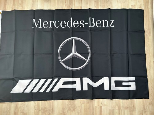 MASSIVE 5"x3" (150x90cm) MERCEDES BENZ AMG FLAG - GREAT GIFT | eBay UK