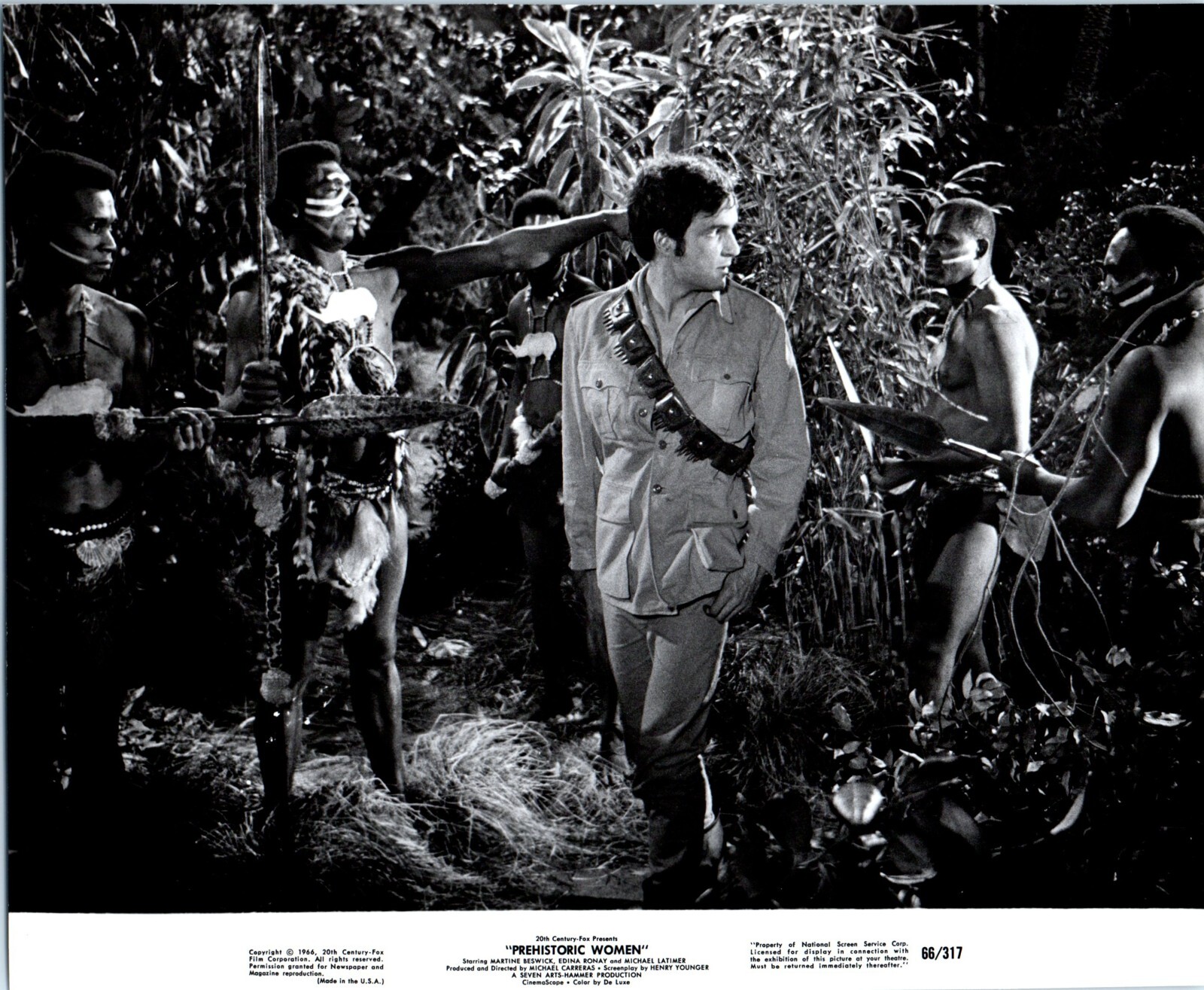 MICHAEL LATIMER 1966 "Prehistoric Women" 20th Century Fox Orig Movie ...