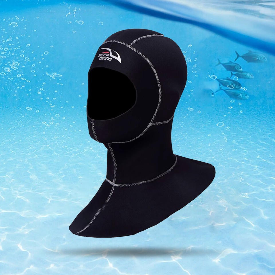 Neoprene Scuba Diving Hood Swimming Hat Wetsuit Hood for Men Women (XXL ...