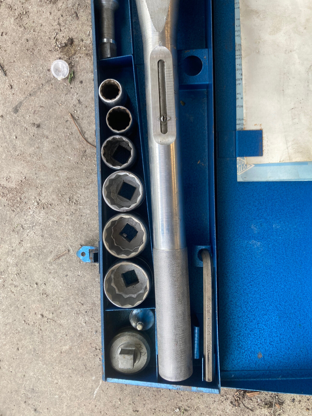 RAHSOL DREMOMETER ALUMINIUM TORQUE WRENCH 8-30 MKG / 17lbs - 66lbs W ...