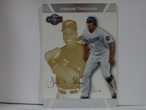 2007 Topps Co-Signers Bronze /275 Troy Glaus Frank Thomas #17 HOF | eBay