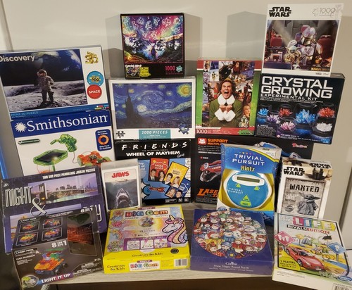 *New Unopened* Wholesalers Retail Lot Of 17 Games Toys And Puzzles | eBay