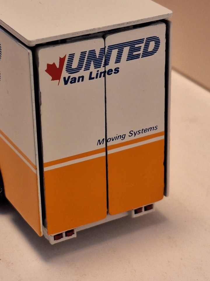 UNITED VAN LINES MOVING SYSTEMS TRACTOR & DROPBED TRAILER WINROSS TRUCK ...