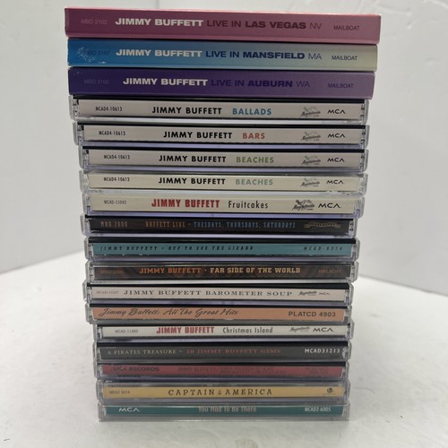 JIMMY BUFFETT - 18 cd lot - Studio & Live Albums | eBay