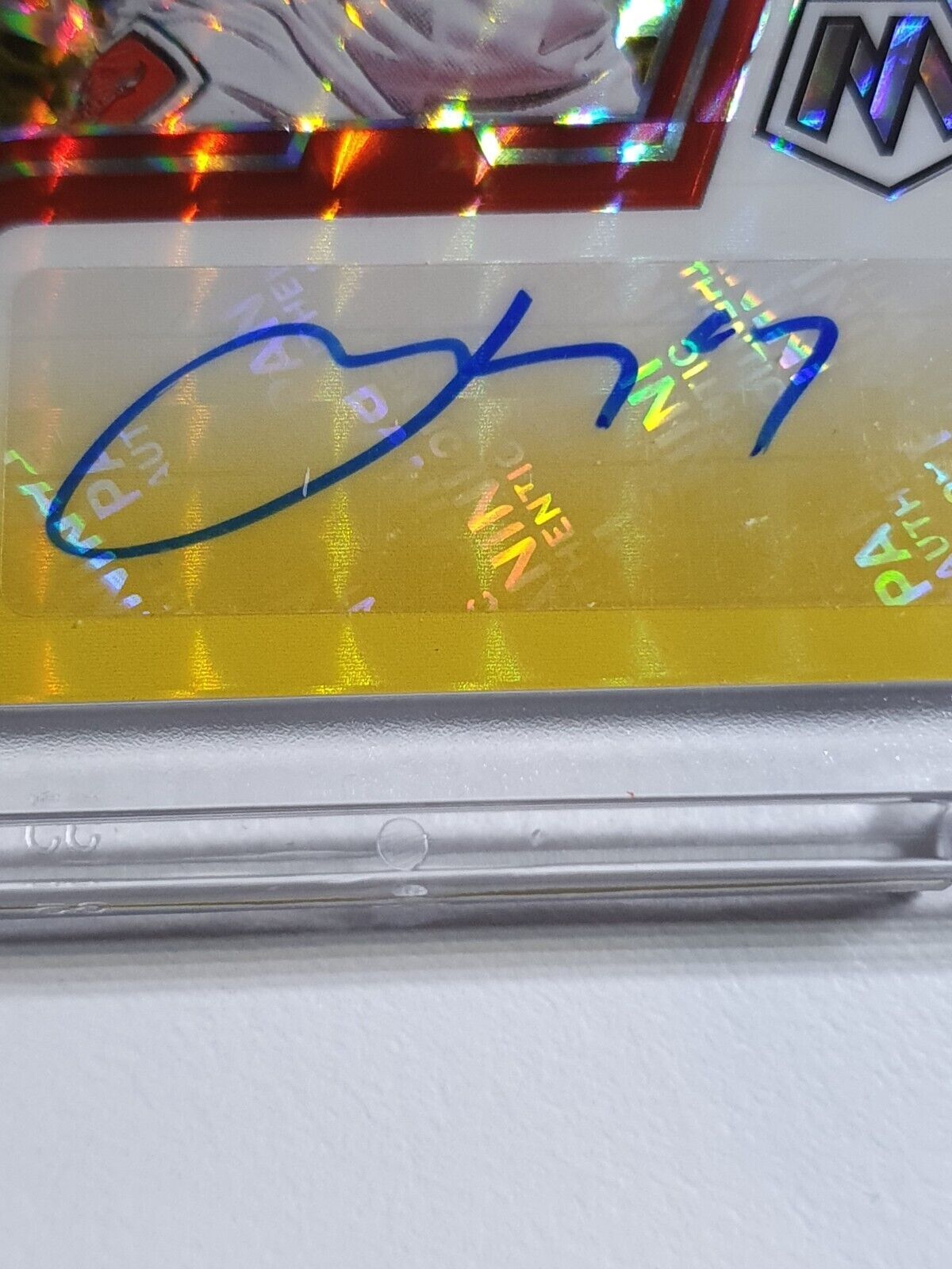 2021 Panini Mosaic Luc Longley AUTO FUSION RED & YELLOW Autographs ...