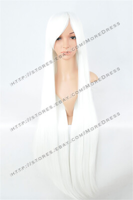 US 40inch Straight Cosplay Wigs 40" Snow White Heat Safe Synthetic ...