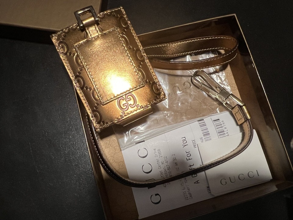 Gucci iPod Case Vintage Authentic leather made in Italy New With Tag ...