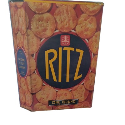 Rare Ritz Crackers CardBoard Display Sign Wall Hanging Advertisement ...