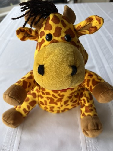Large Giraffe Hand Puppet Plush Stuffed Animal | eBay