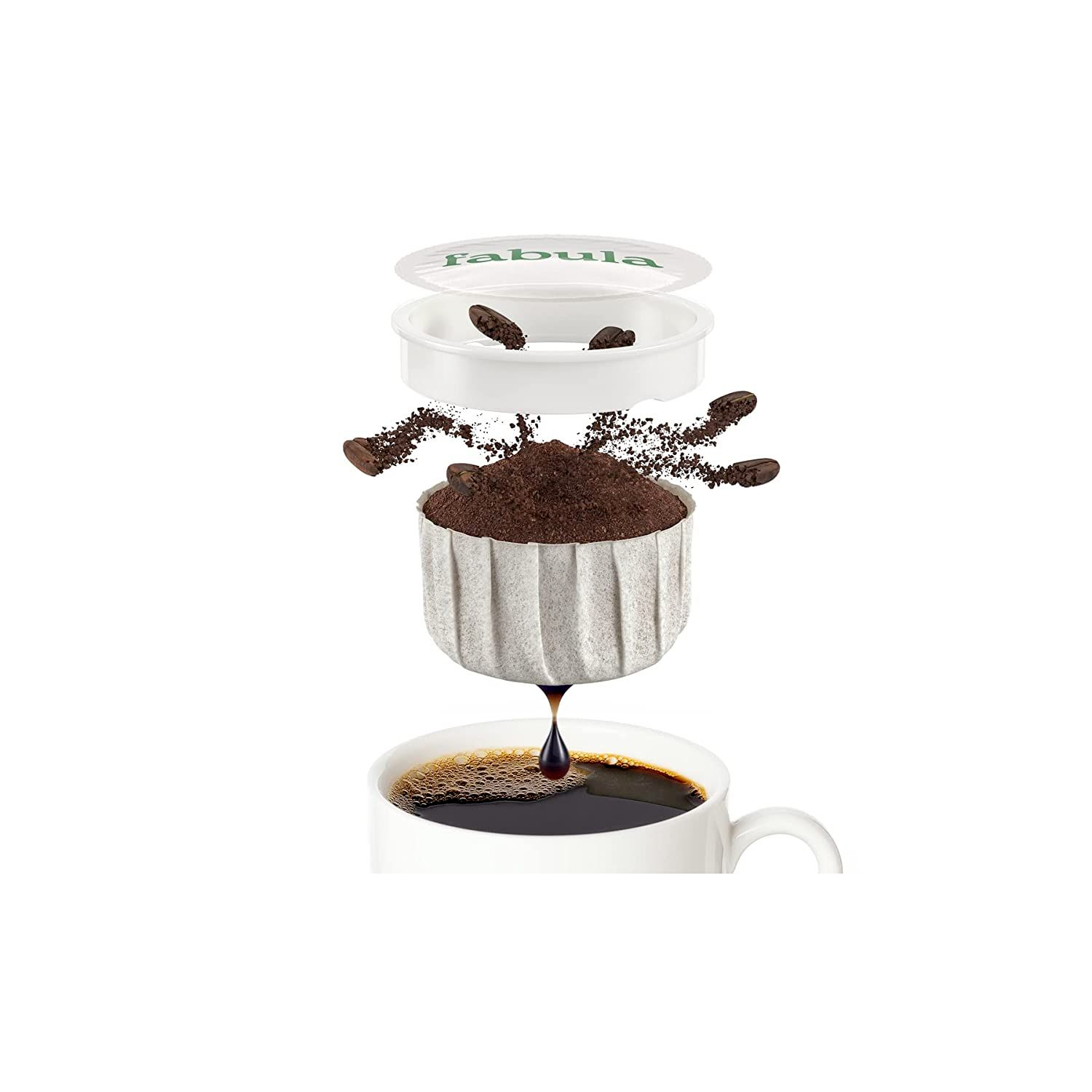 Fabula Organic Coffee Pods for Keurig, Keurig 2 Machines, Meduim Roast ...