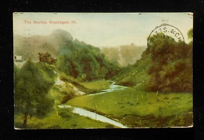 1913 The Ravine Postal History PITTS. & CHIC. R.P.O. E for Easton PA ...