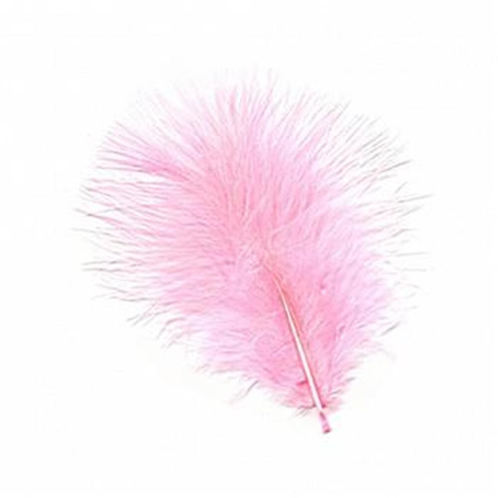Pink Turkey Marabou Feathers Feathers 200 pc 2-4" Glue or Sew on ...