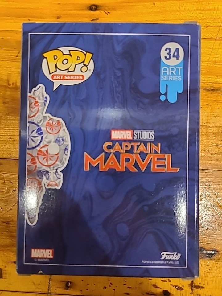Funko POP! Art Series: Marvel Studios Captain Marvel #34 ONLY @ Target ...