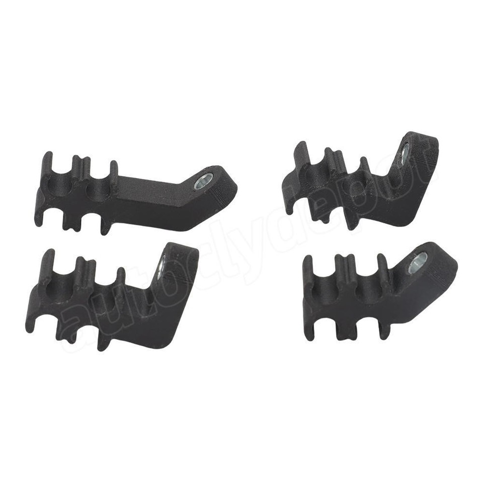 8mm Black Spark Plug Wire Separators Dividers Loom Set for SBC Small ...