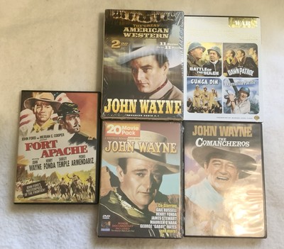 Lot Of Western DVDs Set Of 10 Discs 37 Movies Total John Wayne ...
