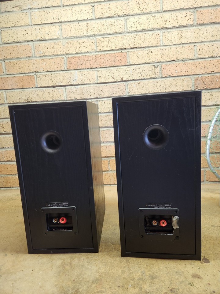 Pair of Infinity Reference 2000.3 Bookshelf Speakers Audio 2 Passive ...