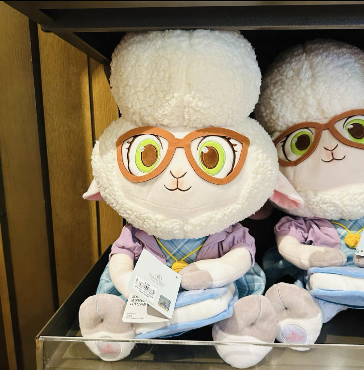 Disney 2025 authentic Zootopia bellwether 15inches plush shanghai ...
