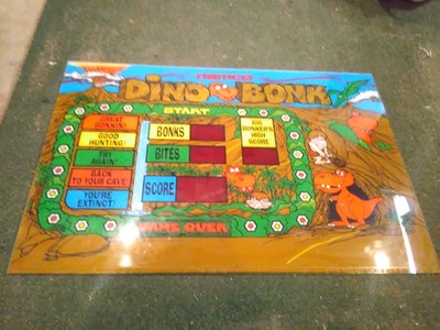 dino bonk arcade redemption marquee/sign #1 | eBay