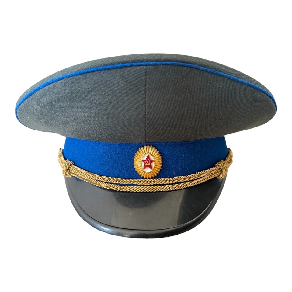 Soviet USSR KGB Officer Military Parade Uniform Visor Hat Peaked Cap | eBay