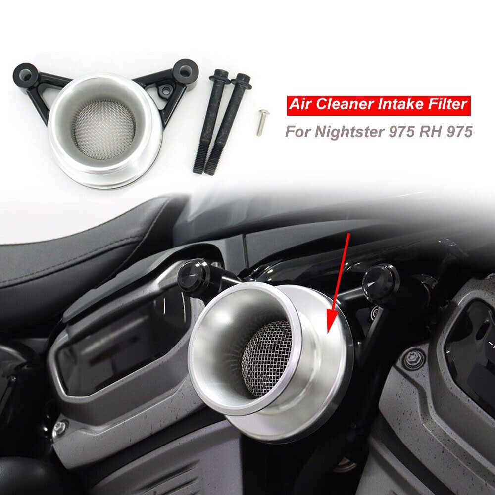 Motorcycle Air Cleaner Intake Filter Cover For Harley Nightster 975 RH ...