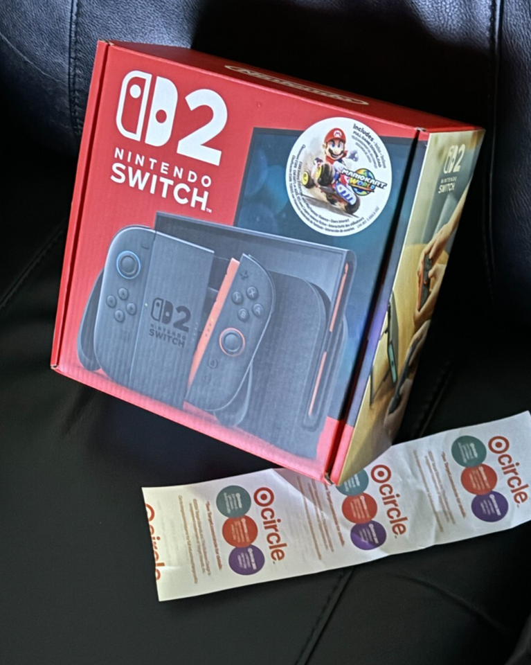 Nintendo Switch 2 Handheld Console System with Mario Kart World Bundle ...