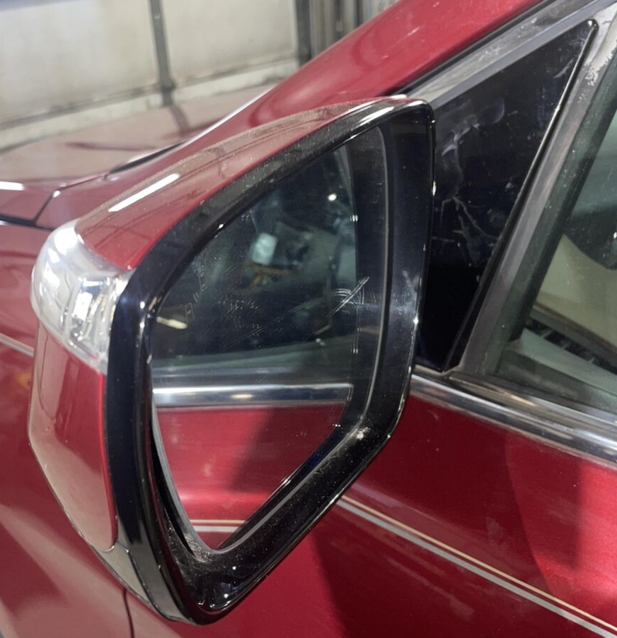 2013-2018 HYUNDAI SANTA FE Door Mirror Left SERRANO RED PEARL TR3 w ...