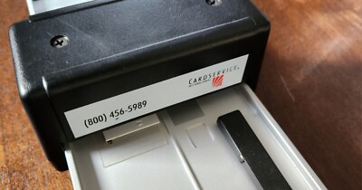 Credit Card Imprinters - Vintage Credit Card
